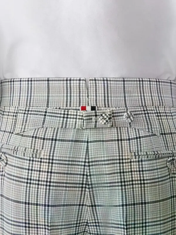 Thom Browne Check Patterned Trousers
