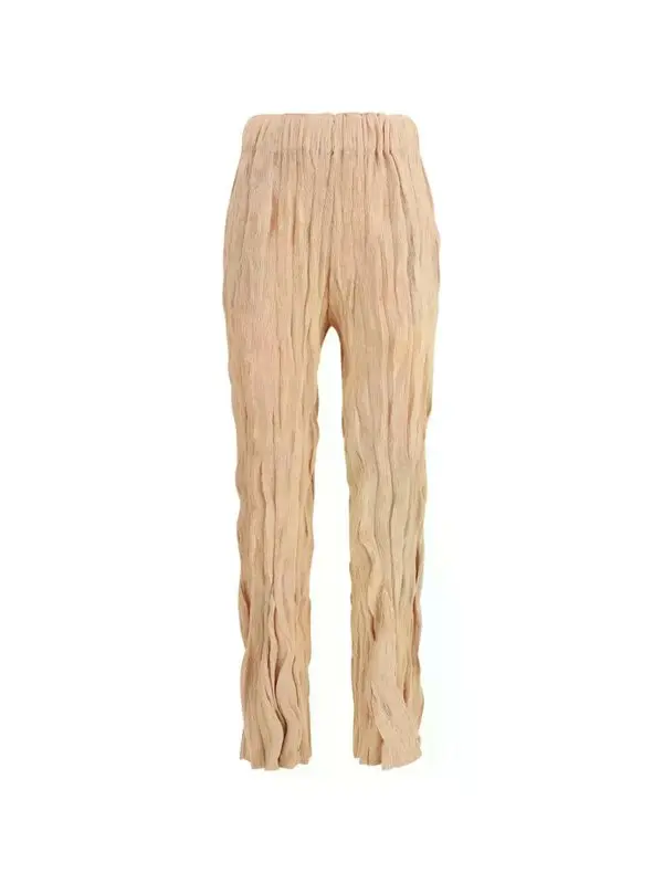 GONGDID DESIGN Wavy Crinkled Trousers