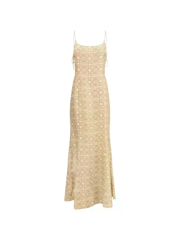 KRISTINA TI Floral-print Dress - Neutrals