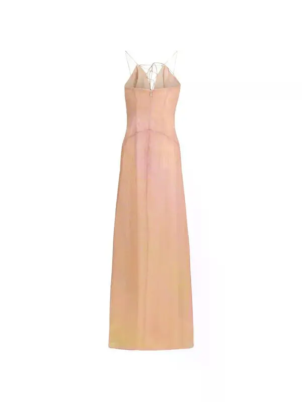 KRISTINA TI Floral Print Maxi Dress - Orange