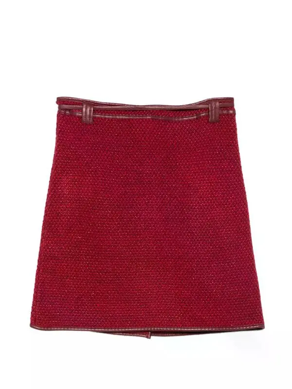 BLUGIRL Tweed Buttoned Mini Skirt