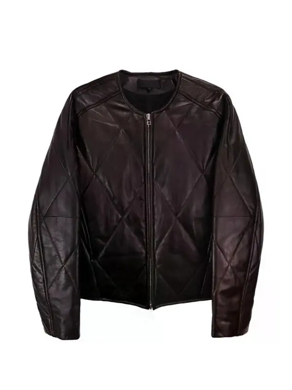 OMAR AFRIDI Quilted Leather Jacket