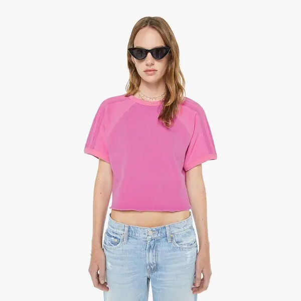 MOTHER The Half Cut Square T-shirt