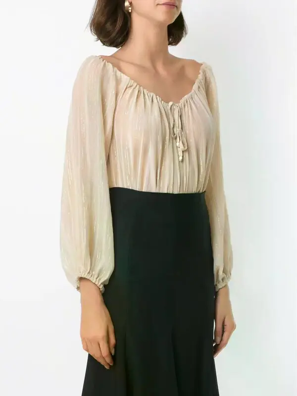 AMIR SLAMA Metallic Bodysuit