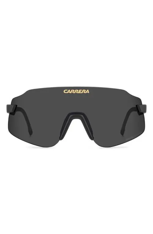 Carrera Eyewear C Sport 99mm Shield Sunglasses - Matte Black/grey