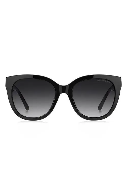 Marc Jacobs 54mm Cateye Sunglasses - Black/dark Grey Sf