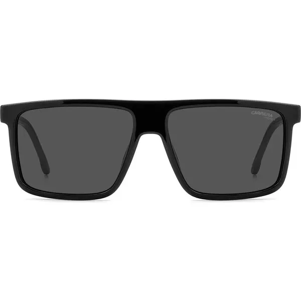 Carrera Eyewear 58mm Square Full Rim Sunglasses - Black/grey