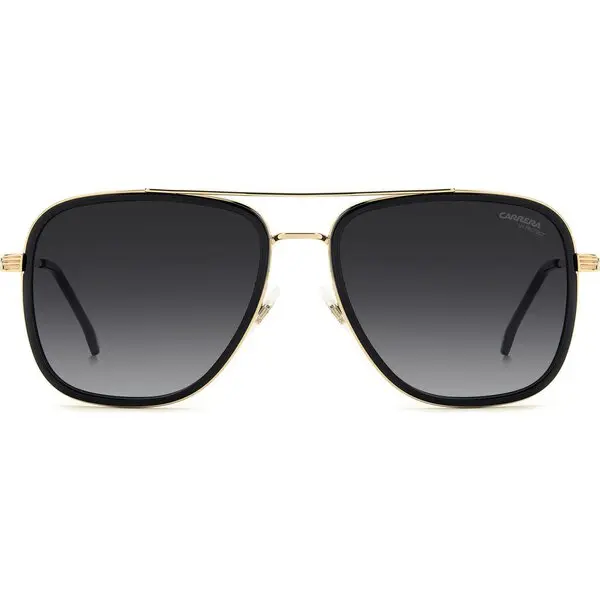 Carrera Eyewear 58mm Aviator Sunglasses - Black/dark Grey Sf