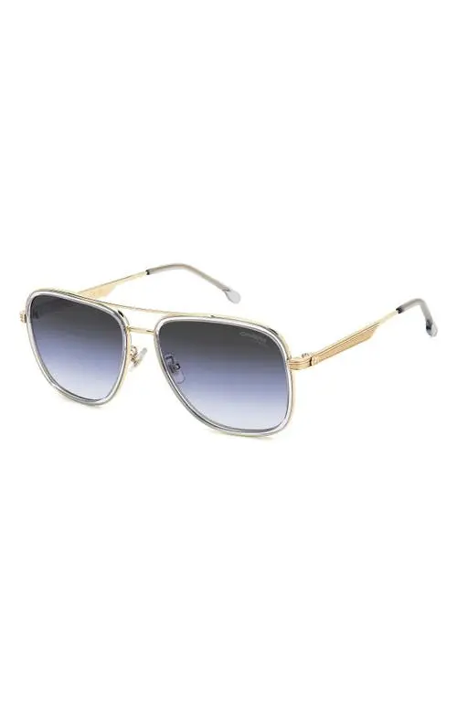Carrera Eyewear 58mm Aviator Sunglasses - Grey/grey Azure