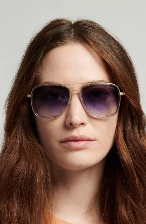Carrera Eyewear 58mm Aviator Sunglasses - Grey/grey Azure