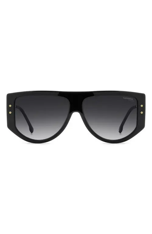 Carrera Eyewear 59mm Square Sunglasses - Black/dark Grey Sf