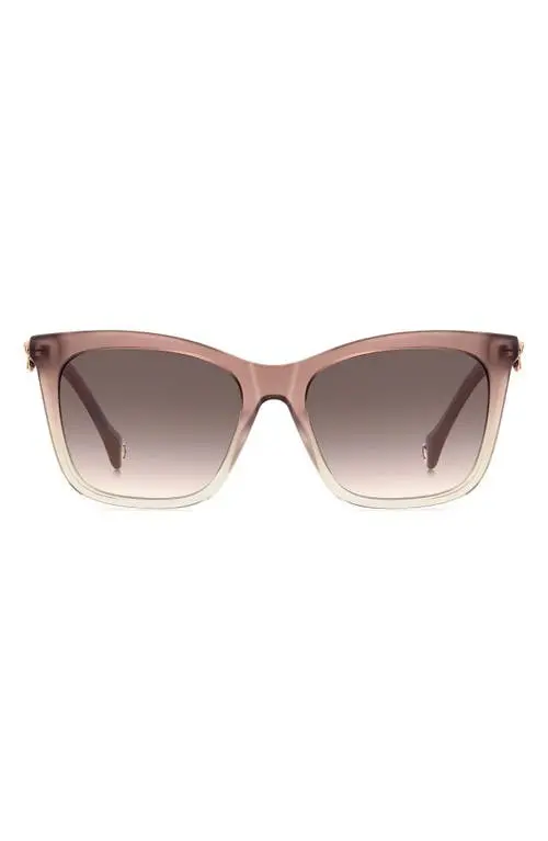 Carolina Herrera Rectangular Sunglasses - Sand/pink