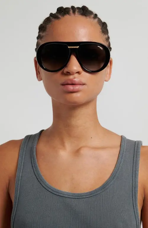Carrera Eyewear 59mm Gradient Pilot Sunglasses