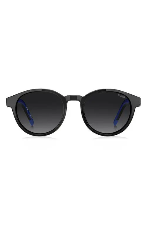 Hugo 51mm Panthos Sunglasses - Shaded Grey/dark Grey Sf