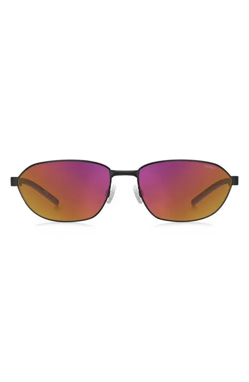 Hugo 62mm Rectangular Sunglasses