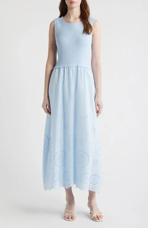 Sam Edelman Eyelet Maxi Dress