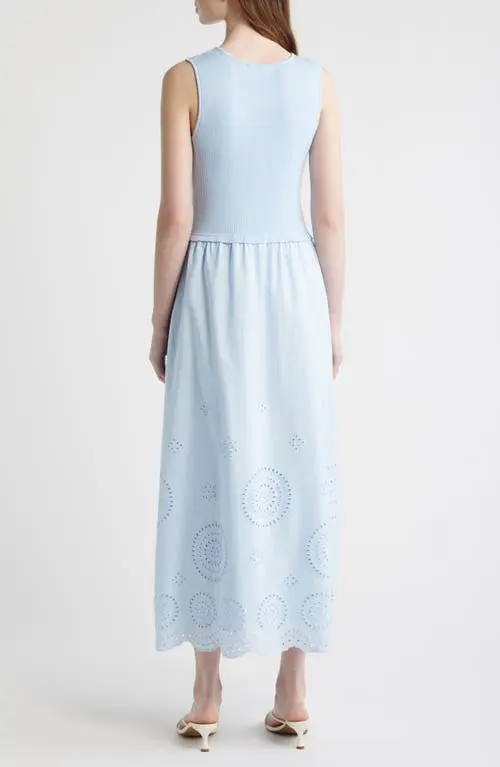 Sam Edelman Eyelet Maxi Dress