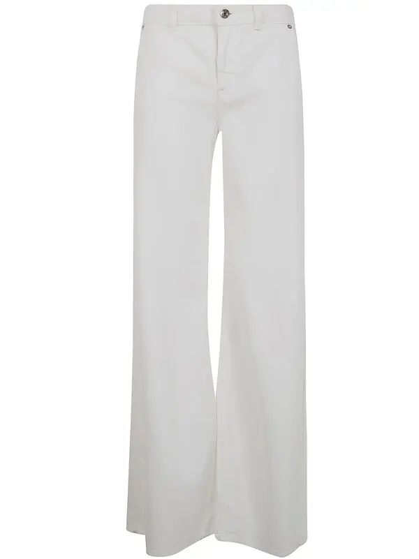 Blumarine Denim Flare - Beige