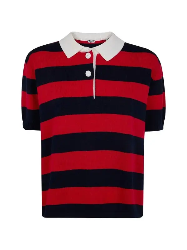 Aspesi Striped Polo Shirt