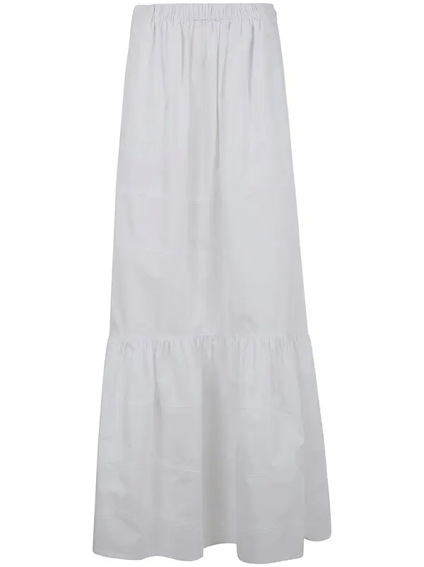 Mantū Midi Skirt - White