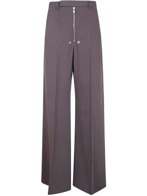 Rick Owens Tailored Wide Belas Trousers - Gray