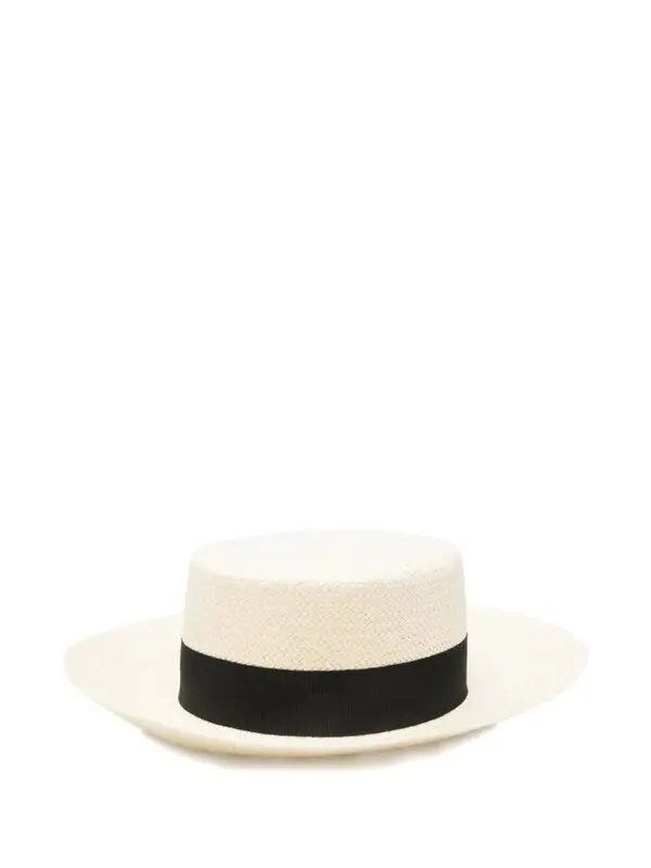 Seventy Paper Canvas Panama Hat - White