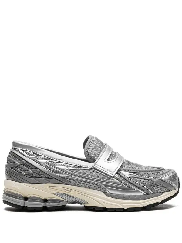 NEW BALANCE Leather And Mesh Lifestyle Sneakers - Gray