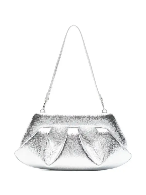 THEMOIRE Bios Baguette" Bottalato Laminato Bag - Metallic