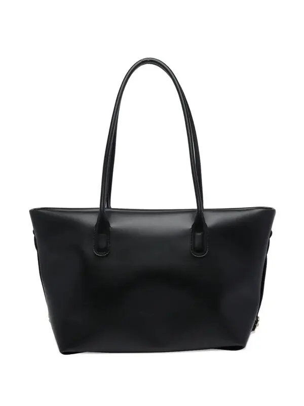 THEMOIRE Tallia Shopper Vegan Fabric Bag - Black