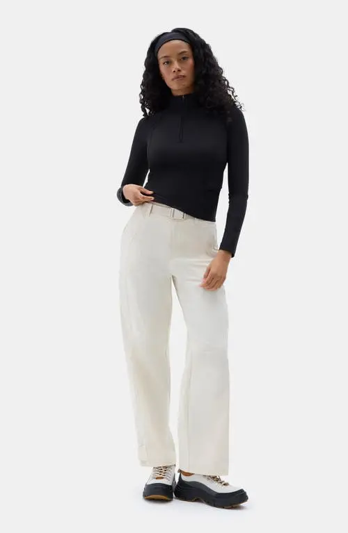 HALFDAYS High-waist Ripstop Pants