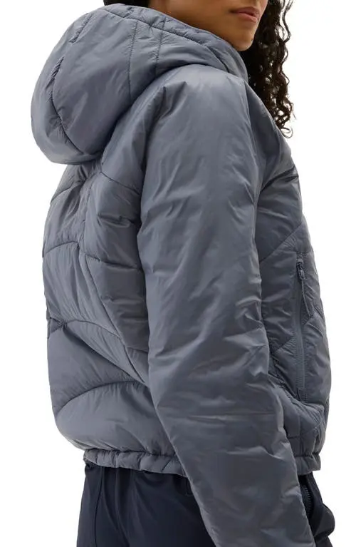HALFDAYS Water Repellent Quilted Puffer Jacket - Shadow
