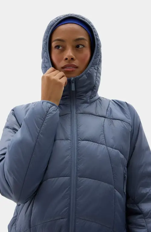HALFDAYS Water Repellent Quilted Puffer Jacket - Shadow