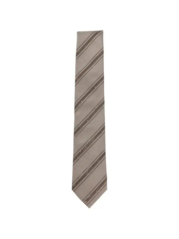 Brunello Cucinelli Classic Tie - Brown