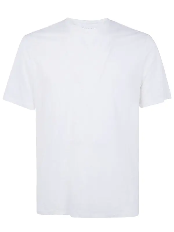 Majestic International Solid Color Short Sleeve Sweater - White