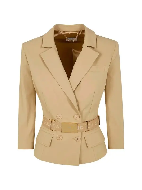 Elisabetta Franchi Belted Safari Jacket