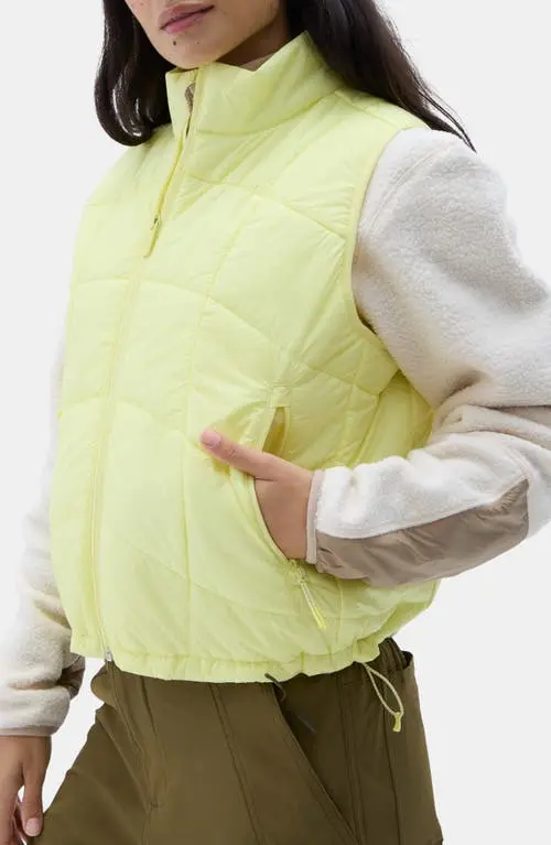 HALFDAYS Claude Water Repellent Quilted Vest - Limoncello