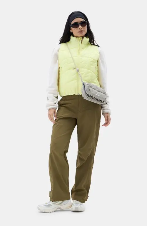 HALFDAYS Claude Water Repellent Quilted Vest - Limoncello