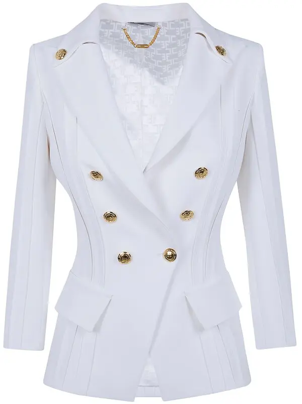 Elisabetta Franchi Essential Jacket - White