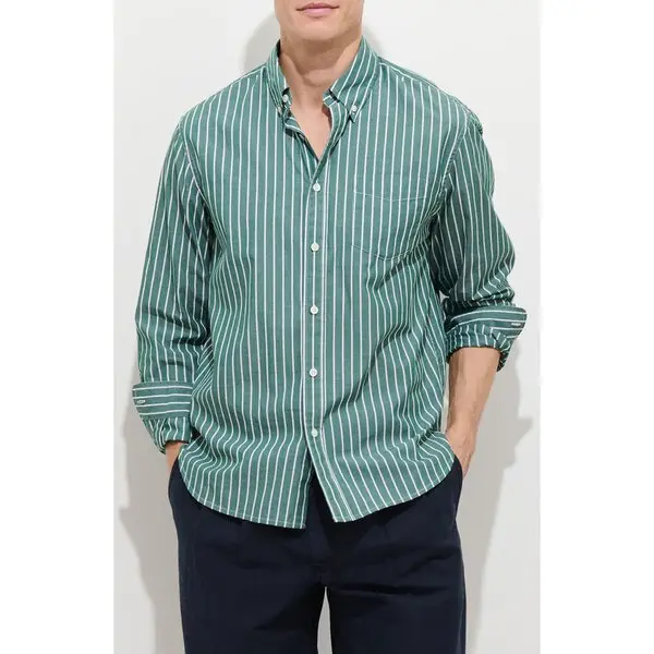 ALEX MILL Mill Thing Stripe Button-down Shirt