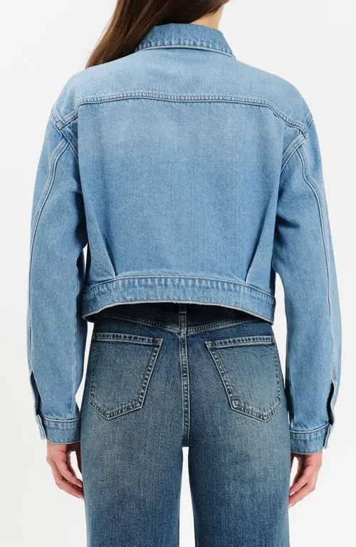 DAZE Del Mar Crop Denim Jacket