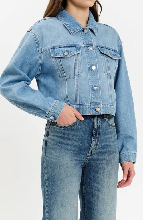 DAZE Del Mar Crop Denim Jacket