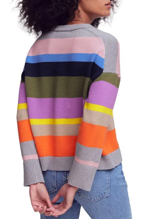 Boden Lucy Relaxed Stripe Cotton Sweater