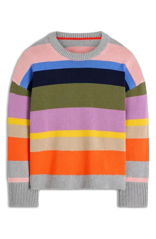 Boden Lucy Relaxed Stripe Cotton Sweater