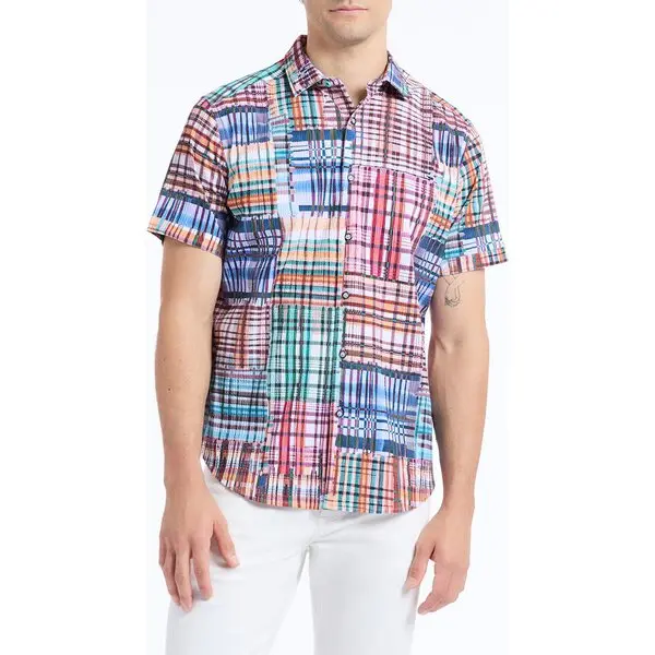 Robert Graham Murdoch Short Sleeve Button-up Shirt