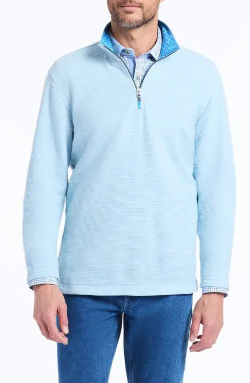 Robert Graham Ledson Quarter-zip Knit Sweatshirt
