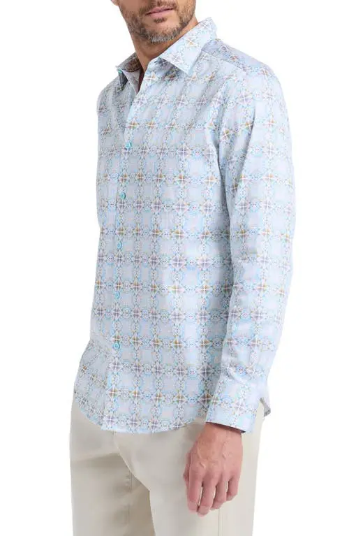 Robert Graham Runnymede Stretch Cotton Button-up Shirt