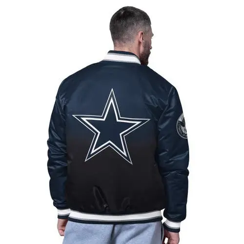 STARTER Dallas Cowboys Pass Rush Varsity Full-snap Jacket