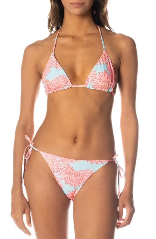 MAAJI Tropical Bloom Balmy Reversible Bikini Top