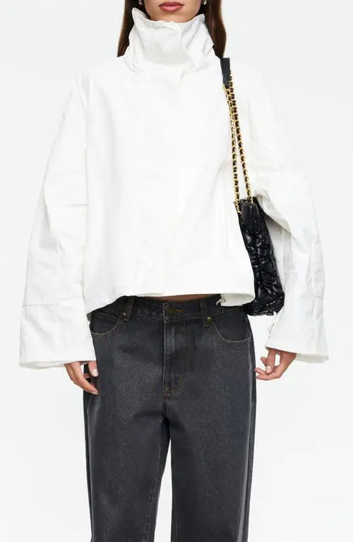 Lioness Shoreline Windbreaker Jacket - Porcelain