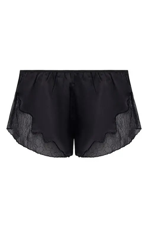 Lioness Paradise Lace Trim Satin Shorts